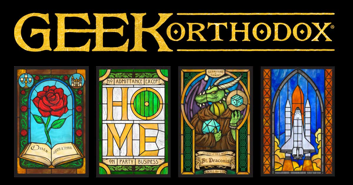 Geek Orthodox Gallery - Stained Glass & Fan Showcase
